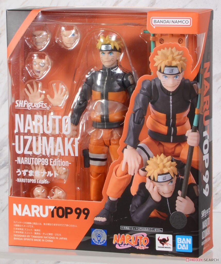 Figure S.H.Figuarts Naruto Uzumaki -NARUTOP99 Edition- Bandai 14,5cm ...
