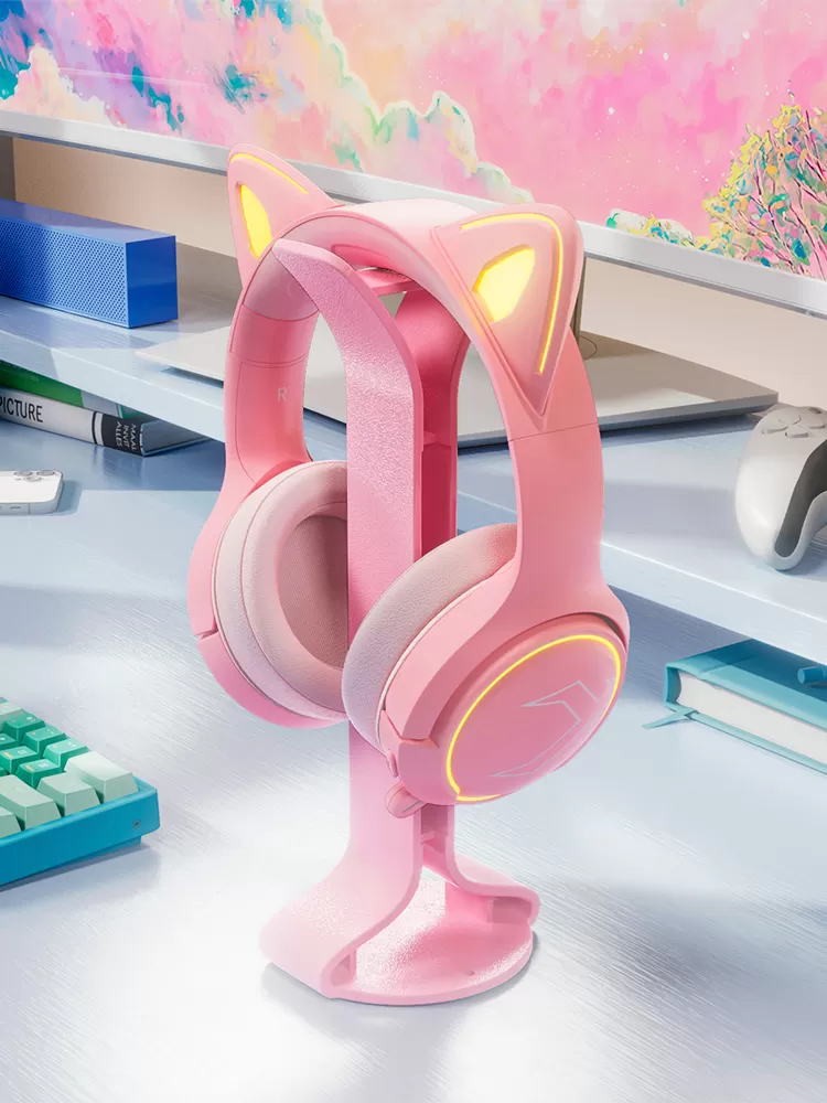 Headset Xiberia M17 Três Modos Bluetooth 2.4G e com Fio Orelha de Gato ...